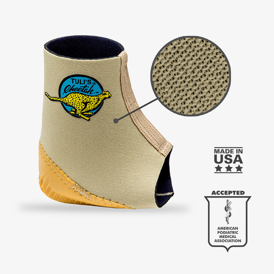 Tuli's Cheetah Heel Support Sleeve | Medi-Dyne