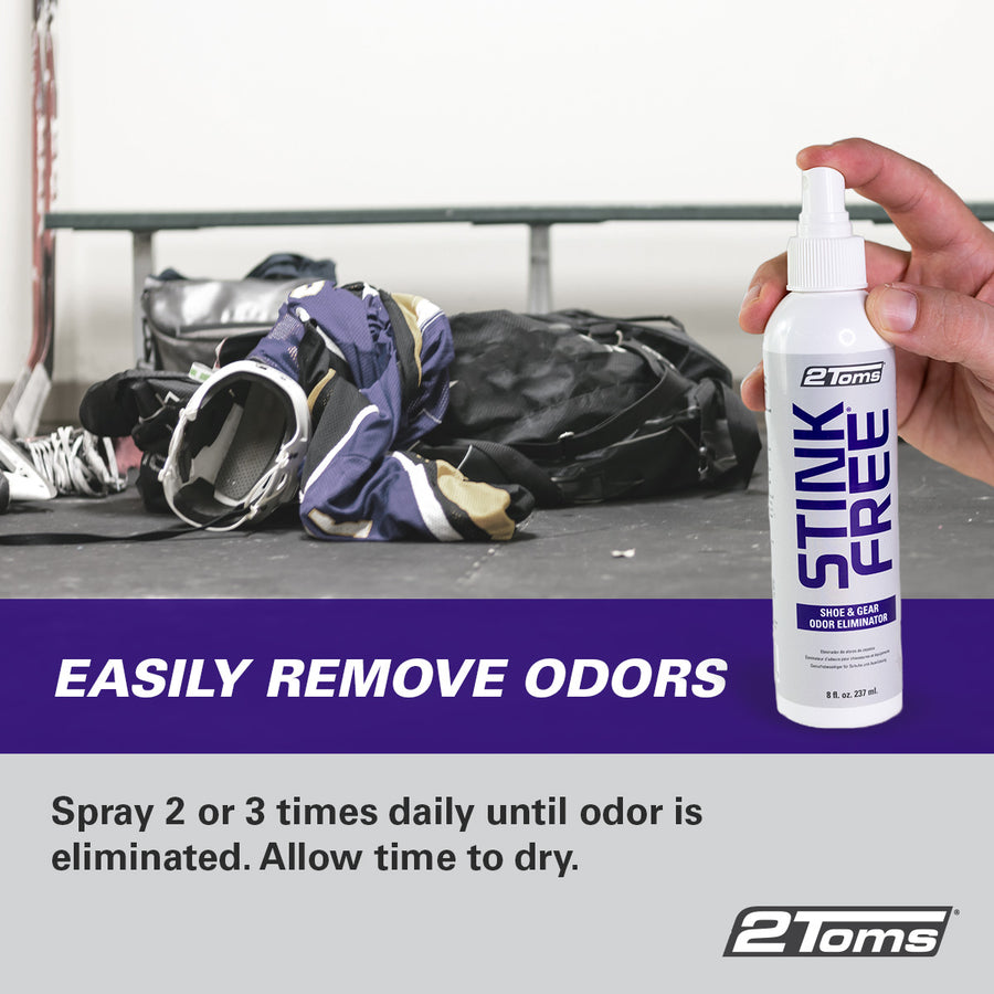 Fight Stinky Shoe Odor Spray & Gear - 2Toms® Stink Free®