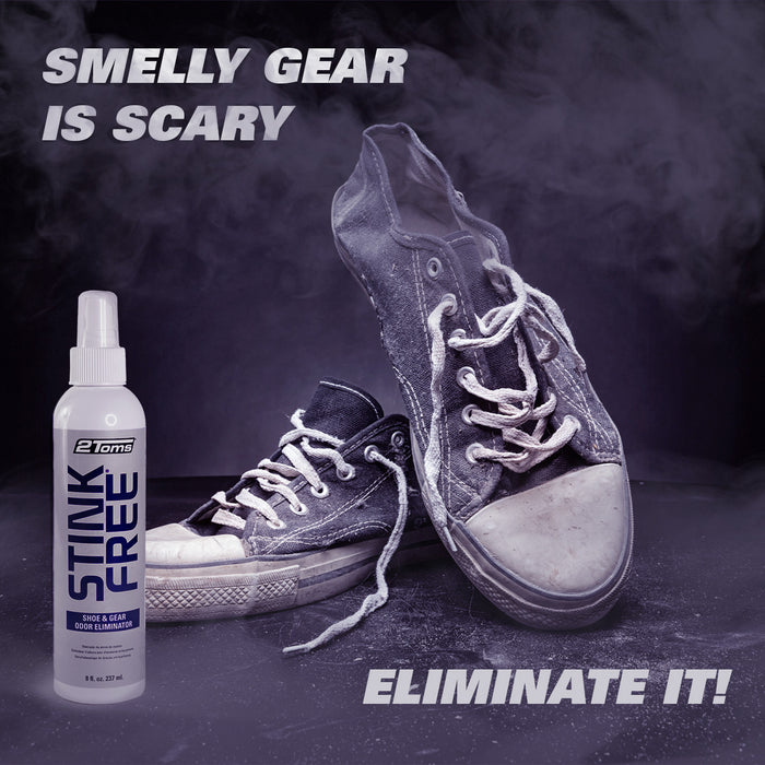 Fight Stinky Shoe Odor Spray & Gear - 2Toms® Stink Free®
