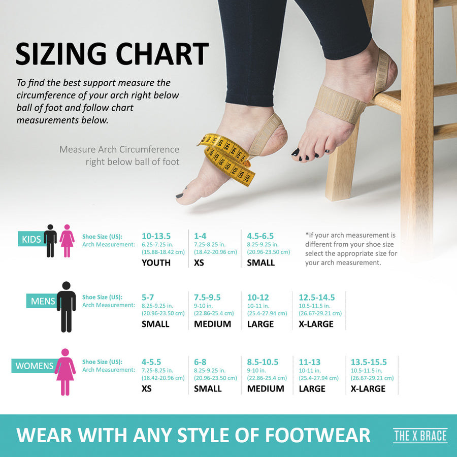 Tuli's The X Brace Foot Brace | Foot Brace for Arch Support, Flat Feet