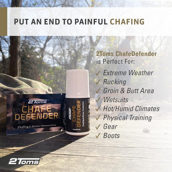 Extreme Chafe Protection - 2Toms® Chafe Defender™ Roll-On