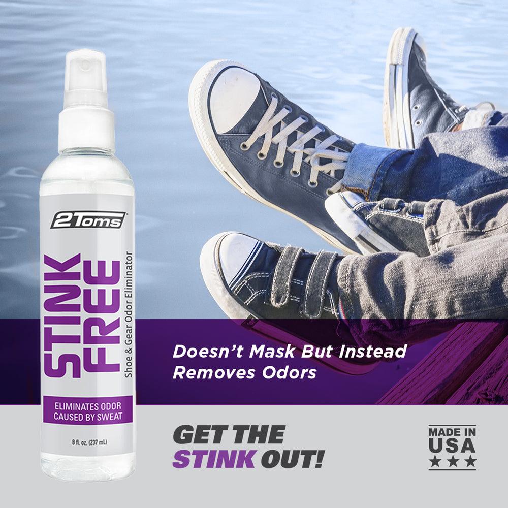 Fight Stinky Shoe Odor Spray & Gear - 2Toms® Stink Free®