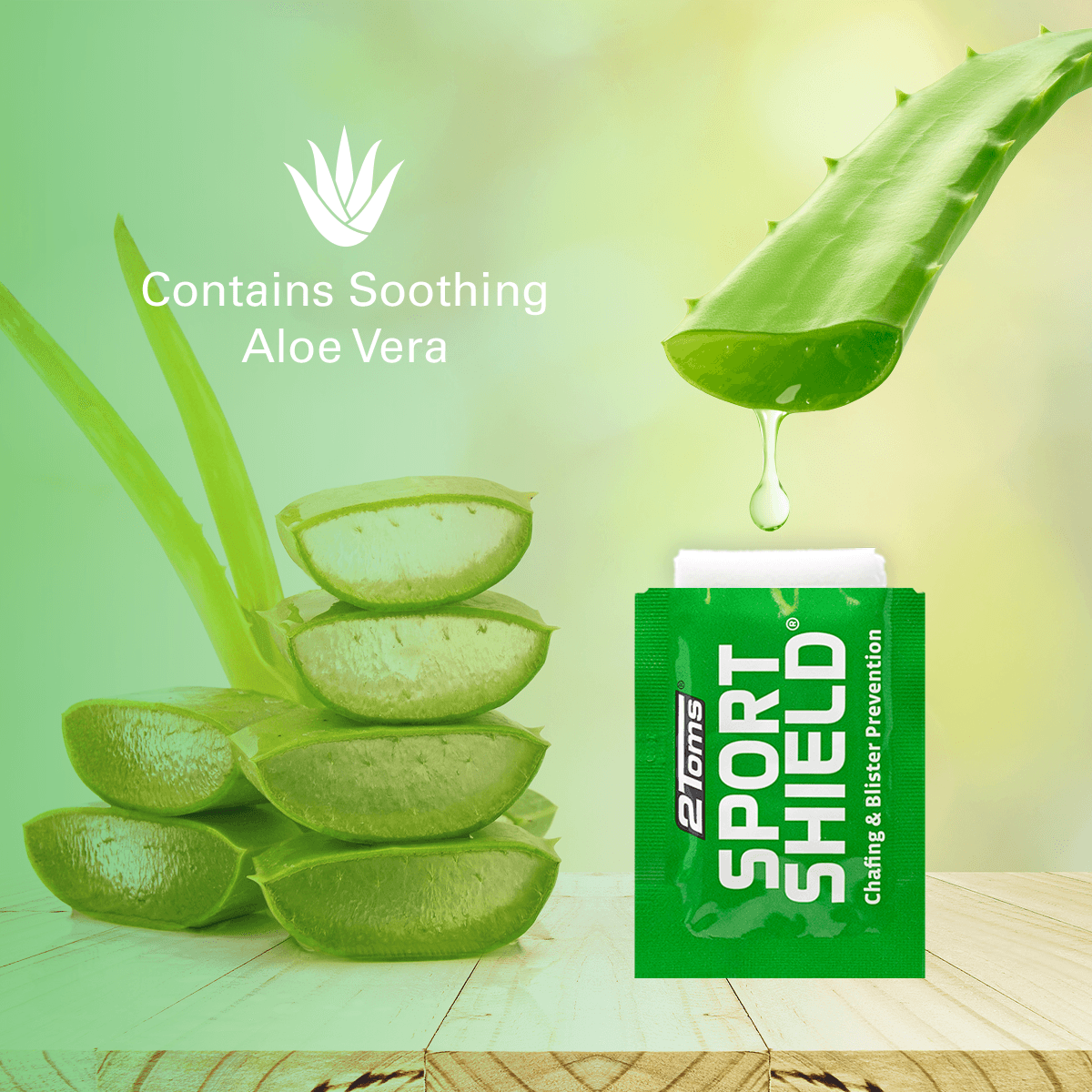 2Toms® SportShield® Anti Chafing Towelettes, 6-Pack